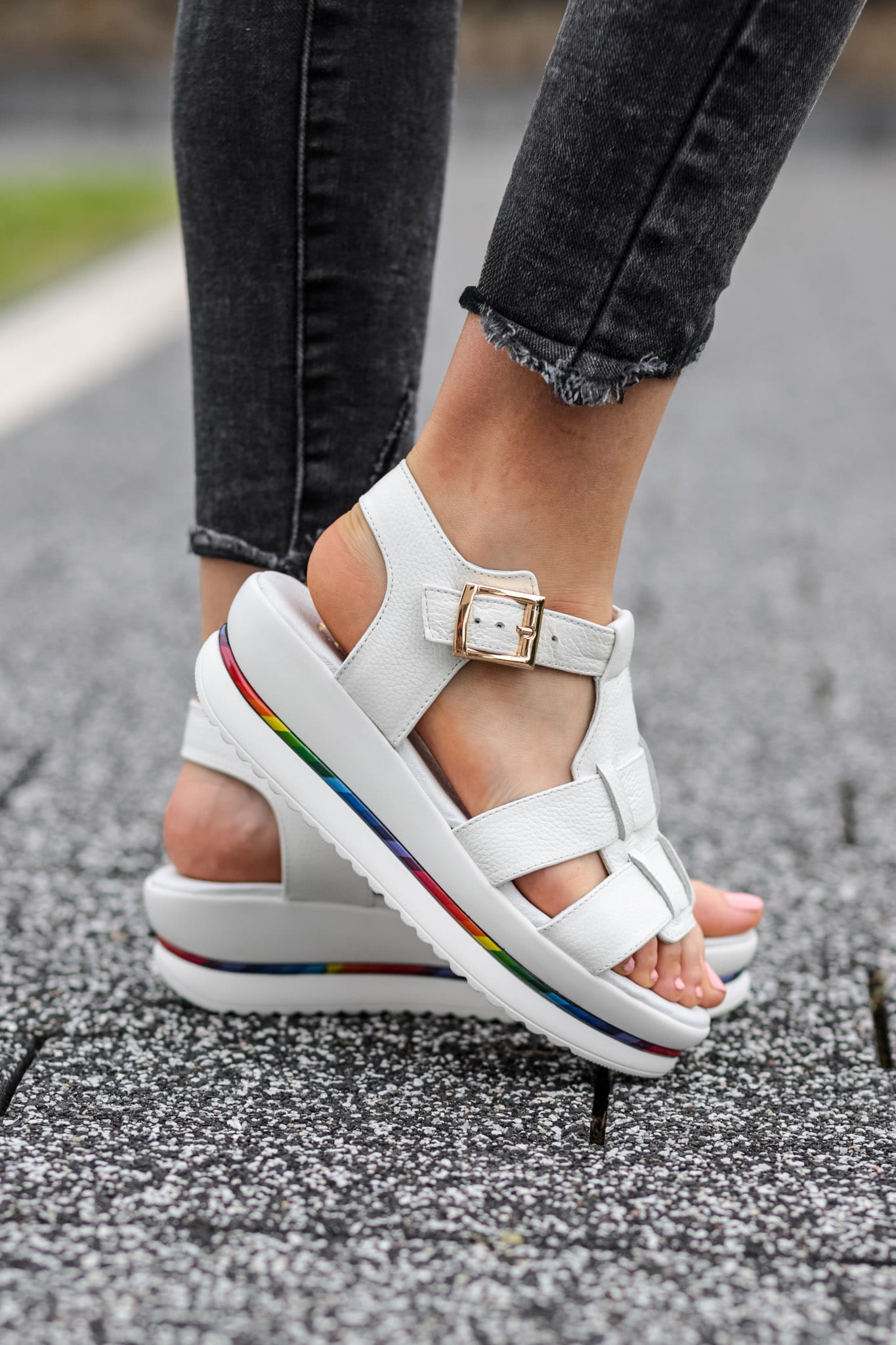 Sandał LURSO z linii HARPER model MILA WHITE LURSO | Polskie obuwie ...